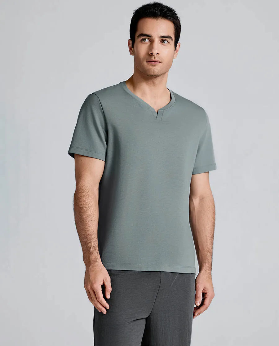 Aimer Men Cool Feeling Crew Neck Pajama Set – AÍMER